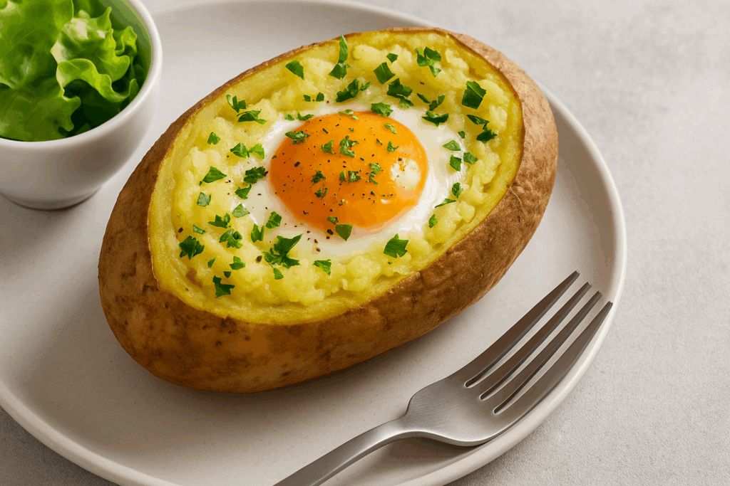Batata Recheada Fit com Ovo: A Receita Surpreendente que Vai Mudar seu ...
